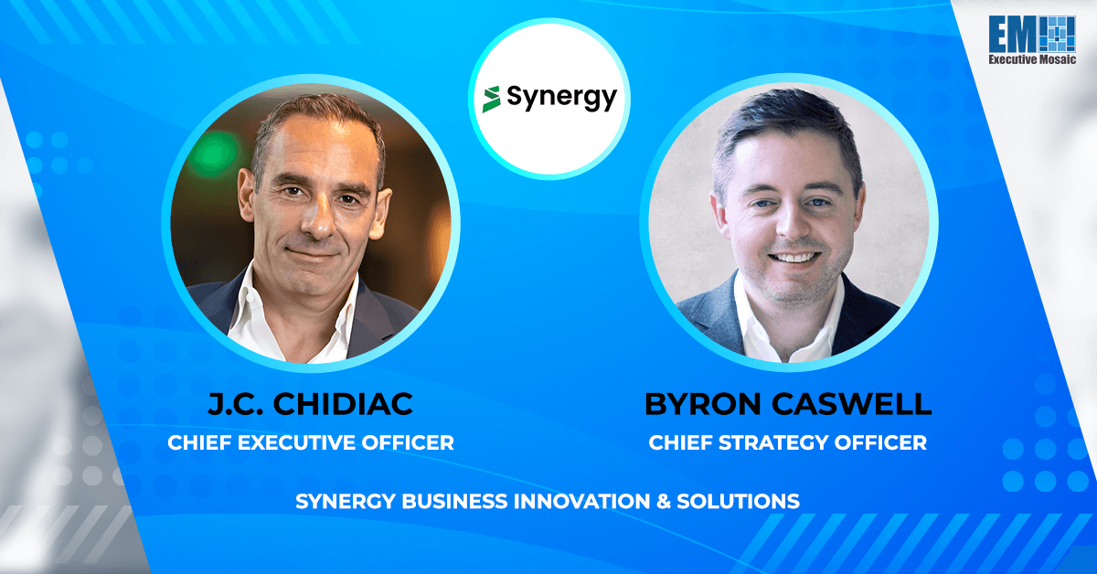 Synergy Taps J.C. Chidiac as CEO, Byron Caswell as Chief Strategy Officer